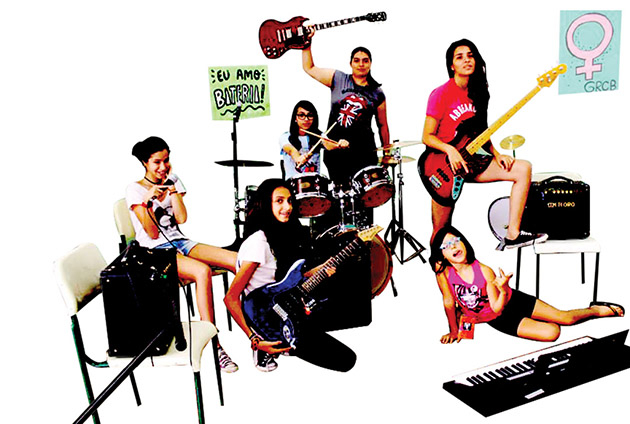 Girls Rock Camp Brasil: Meninas fazendo Rock